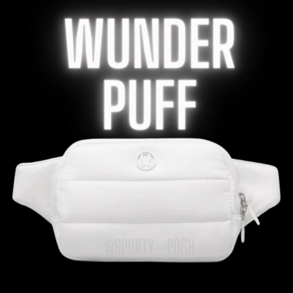 lululemon athletica | Bags | Nwt White Lululemon Wunder Puff Large ...